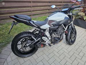 White Yamaha MT 07 2014 in Klaipeda, with an engine capacity of 0.70 L and mileage of 38 thousand km for 4850 €, photo 5 on AUTOMOTO.COM.LV