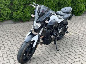 White Yamaha MT 07 2017 in Jonava, with an engine capacity of 0.69 L and mileage of 21 thousand km for 4200 €, photo  on AUTOMOTO.COM.LV