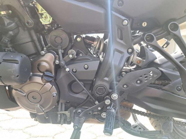 White Yamaha MT 07 2021 in Pasvalys, with an engine capacity of 0.70 L and mileage of 2 thousand km for 5950 €, photo 9 on AUTOMOTO.COM.LV