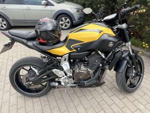 Dzeltens Yamaha MT 07 2015 Viļņa, ar dzinēja tilpumu 0.69 L un nobraukumu 14 tūkst. km par 4400 €, foto 5 vietnē AUTOMOTO.COM.LV