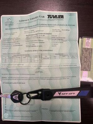 Dzeltens Yamaha MT 07 2015 Viļņa, ar dzinēja tilpumu 0.69 L un nobraukumu 14 tūkst. km par 4400 €, foto 13 vietnē AUTOMOTO.COM.LV