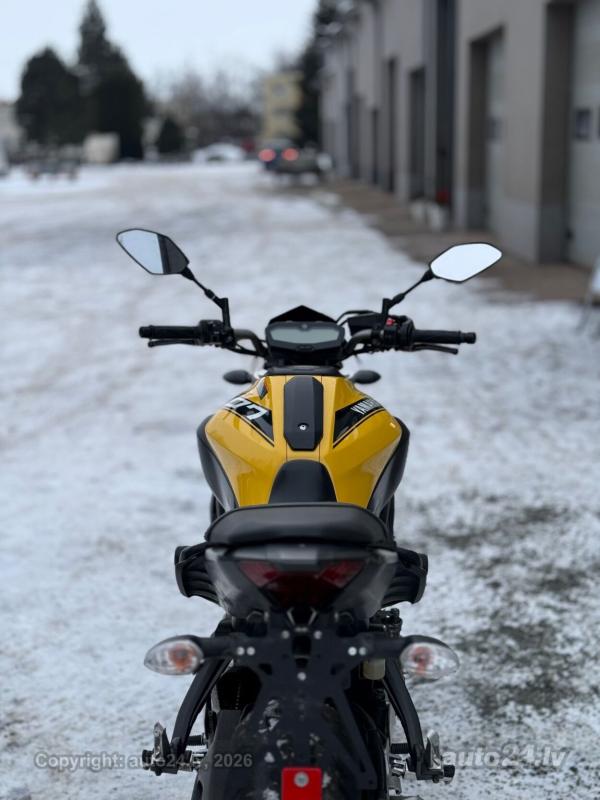 Yellow Yamaha MT 07 2016 in Parnu, with an engine capacity of 0.70 L and mileage of 39 thousand km for 4890 €, photo 9 on AUTOMOTO.COM.LV