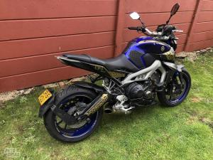 Zils Yamaha MT 09 2015 Alīta, ar dzinēja tilpumu 0.85 L un nobraukumu 24 tūkst. km par 5500 €, foto 4 vietnē AUTOMOTO.COM.LV