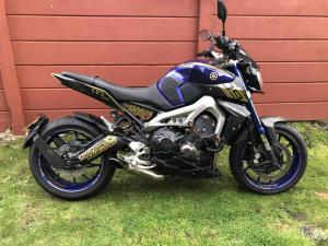 Zils Yamaha MT 09 2015 Alīta, ar dzinēja tilpumu 0.85 L un nobraukumu 24 tūkst. km par 5500 €, foto 9 vietnē AUTOMOTO.COM.LV