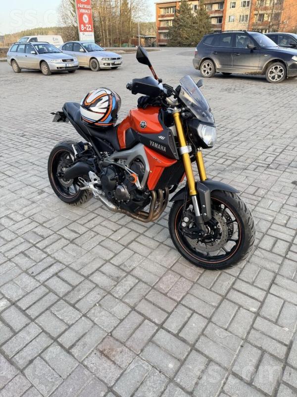 Yamaha MT 09 2014 Tukums, ar dzinēja tilpumu 0.85 L un nobraukumu 0 tūkst. km par 5000 €, foto 1 vietnē AUTOMOTO.COM.LV