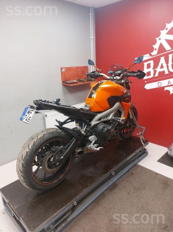 Yamaha MT 09 2014 Tukums, ar dzinēja tilpumu 0.85 L un nobraukumu 0 tūkst. km par 5000 €, foto 5 vietnē AUTOMOTO.COM.LV