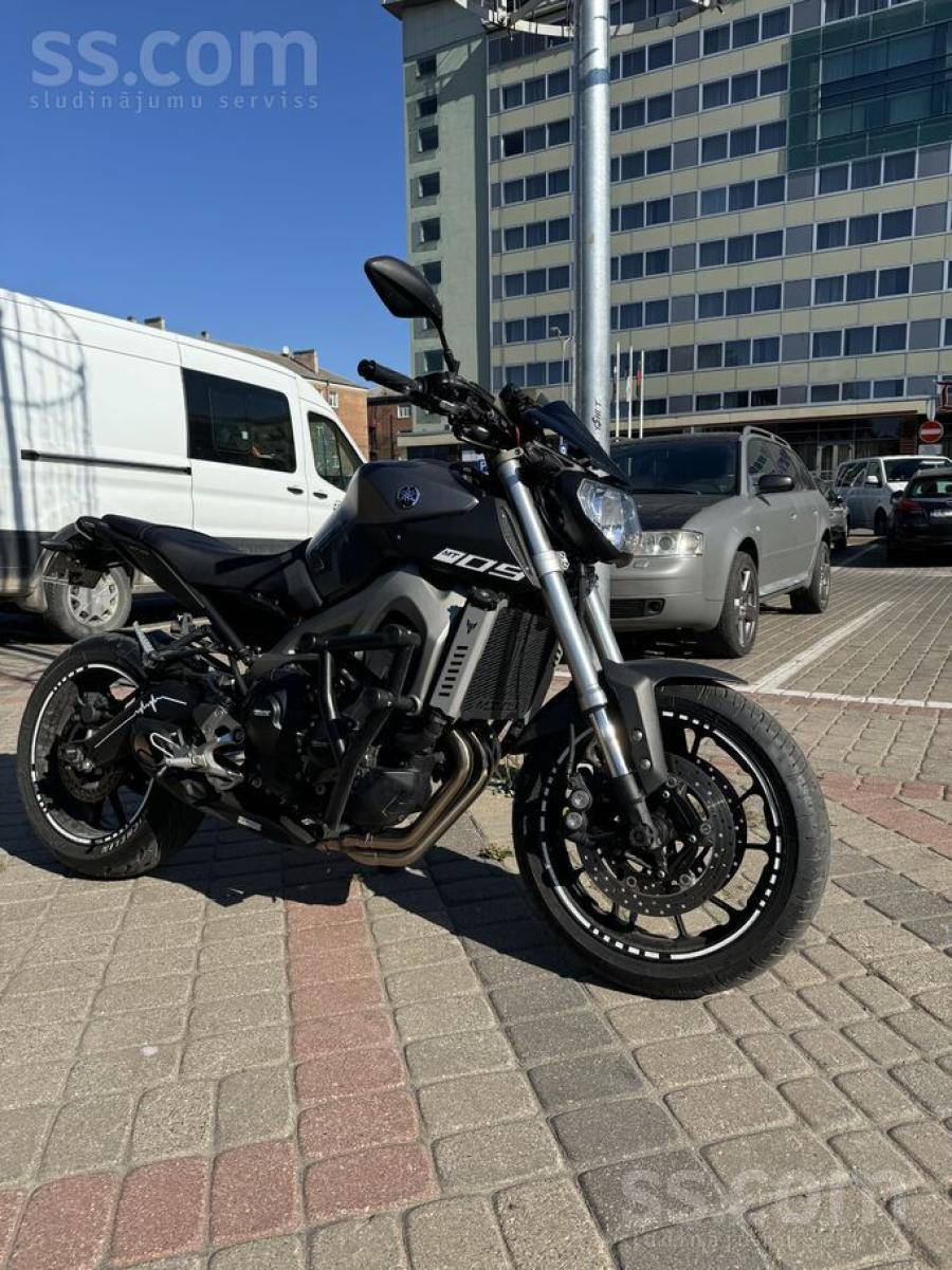 Yamaha MT 09 2015 Daugavpils, ar dzinēja tilpumu 0.85 L un nobraukumu 0 tūkst. km par 7000 €, foto 1 vietnē AUTOMOTO.COM.LV
