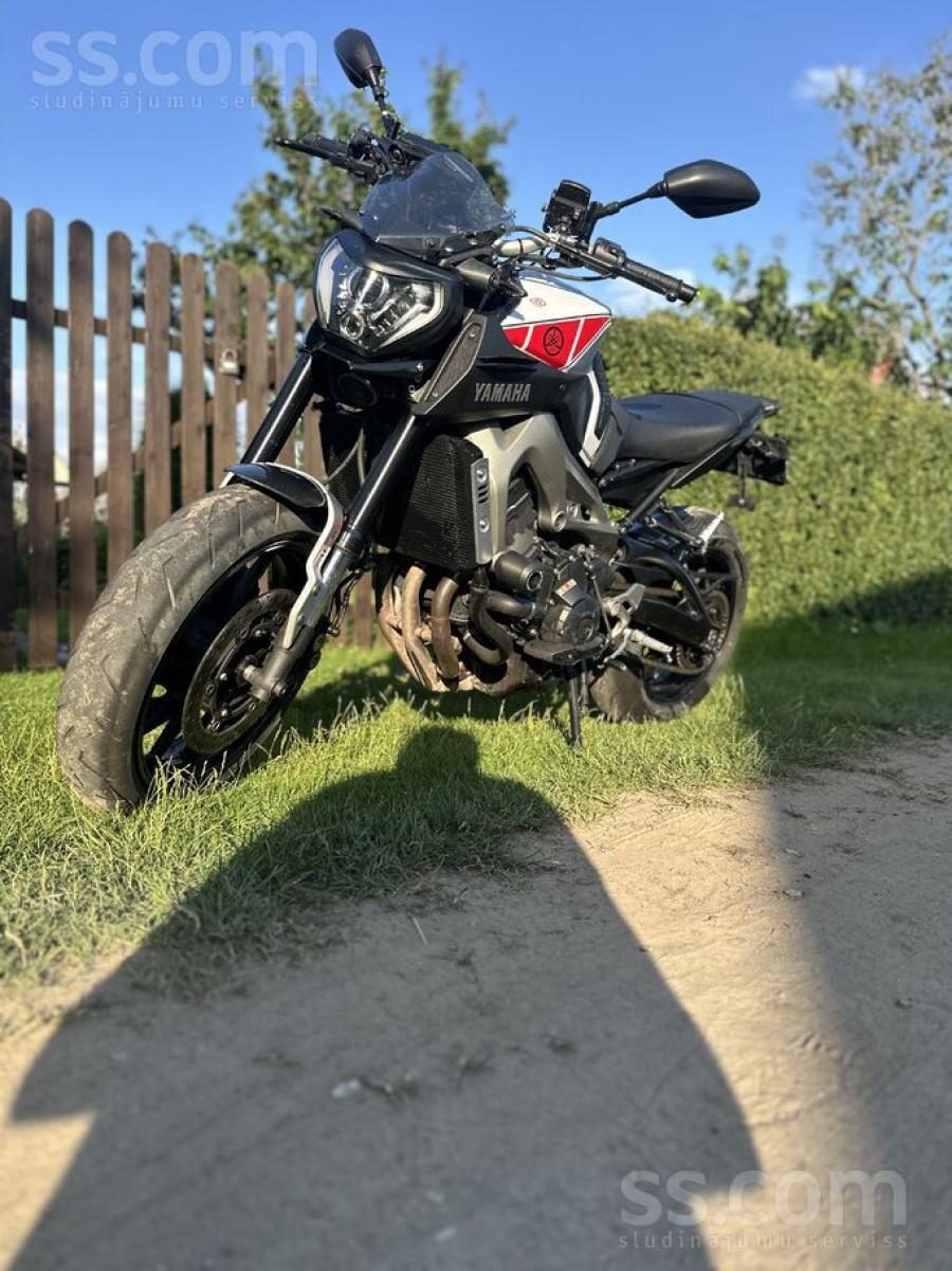 Yamaha MT 09 2015 Ventspils, ar dzinēja tilpumu 0.85 L un nobraukumu 0 tūkst. km par 5900 €, foto 1 vietnē AUTOMOTO.COM.LV
