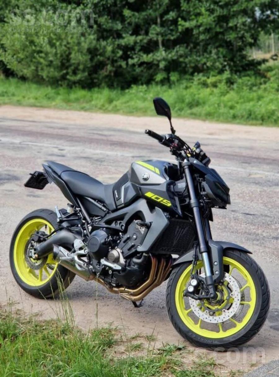 Yamaha MT 09 2018 Rīga, ar dzinēja tilpumu 0.90 L un nobraukumu 0 tūkst. km par 7750 €, foto 1 vietnē AUTOMOTO.COM.LV