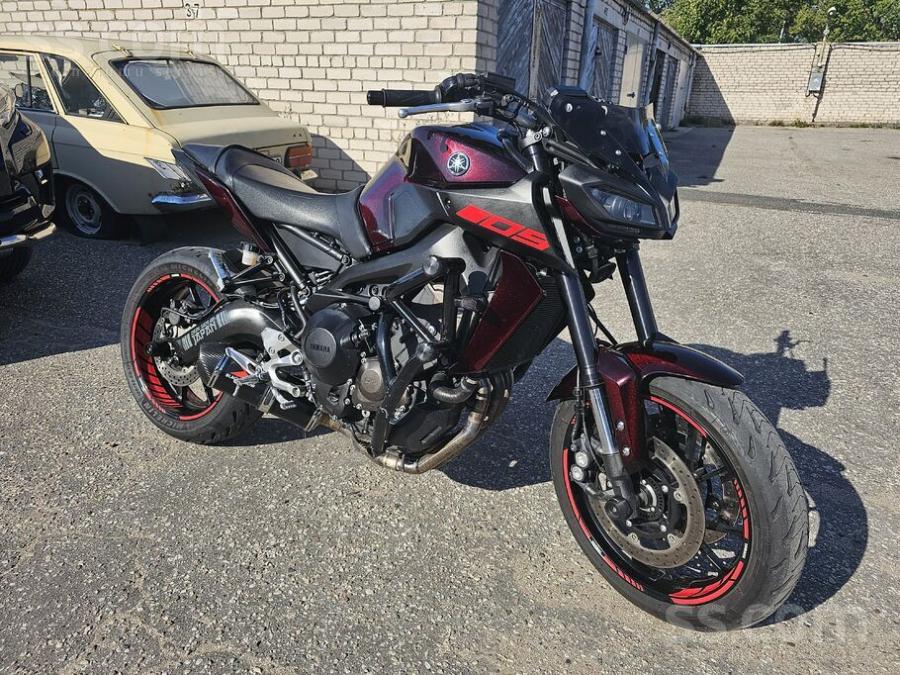 Yamaha MT 09 2018 in Riga, with an engine capacity of 0.90 L and mileage of 0 thousand km for 7200 €, photo 1 on AUTOMOTO.COM.LV