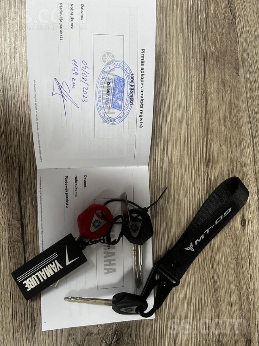 Yamaha MT 09 2023 in Riga, with an engine capacity of 0.89 L and mileage of 0 thousand km for 9000 €, photo 9 on AUTOMOTO.COM.LV