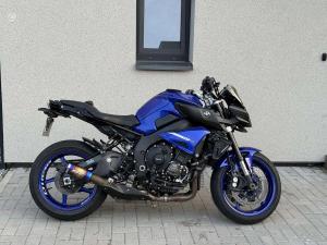 Blue Yamaha MT 10 2016 in Kaunas, with an engine capacity of 1.00 L and mileage of 28 thousand km for 8500 €, photo  on AUTOMOTO.COM.LV