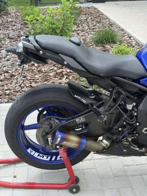 Blue Yamaha MT 10 2016 in Kaunas, with an engine capacity of 1.00 L and mileage of 28 thousand km for 8500 €, photo 5 on AUTOMOTO.COM.LV