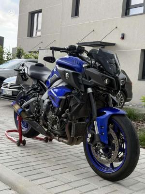 Blue Yamaha MT 10 2016 in Kaunas, with an engine capacity of 1.00 L and mileage of 28 thousand km for 8500 €, photo 6 on AUTOMOTO.COM.LV