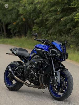 Blue Yamaha MT 10 2018 in Vilnius, with an engine capacity of 1.00 L and mileage of 30 thousand km for 8150 €, photo  on AUTOMOTO.COM.LV