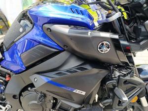 Blue Yamaha MT 10 2019 in Alytus, with an engine capacity of 1.00 L and mileage of 24 thousand km for 8900 €, photo 13 on AUTOMOTO.COM.LV