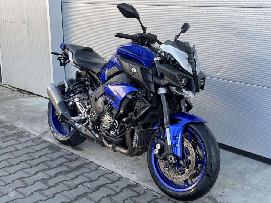 Yamaha MT 10 2016 Vilkaviškis, ar dzinēja tilpumu 1.00 L un nobraukumu 28 tūkst. km par 6200 €, foto 1 vietnē AUTOMOTO.COM.LV