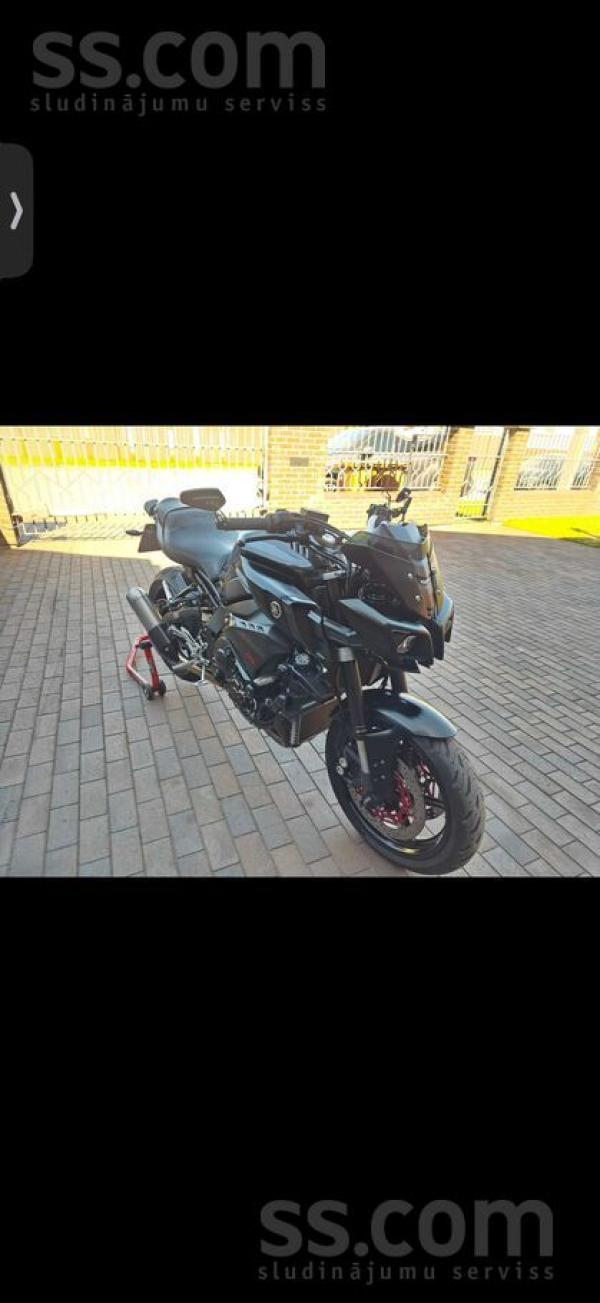 Yamaha MT 10 2016 Rēzekne, ar dzinēja tilpumu 1.00 L un nobraukumu 0 tūkst. km par 8650 €, foto 1 vietnē AUTOMOTO.COM.LV