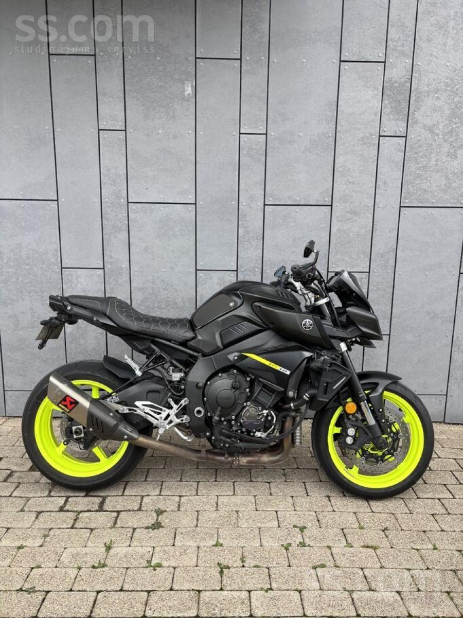 Yamaha MT 10 2018 Rīga, ar dzinēja tilpumu 1.00 L un nobraukumu 0 tūkst. km par 8500 €, foto 1 vietnē AUTOMOTO.COM.LV