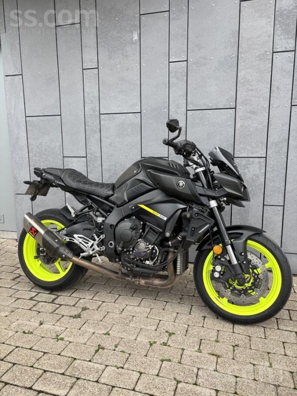 Yamaha MT 10 2018 Rīga, ar dzinēja tilpumu 1.00 L un nobraukumu 0 tūkst. km par 8500 €, foto 3 vietnē AUTOMOTO.COM.LV
