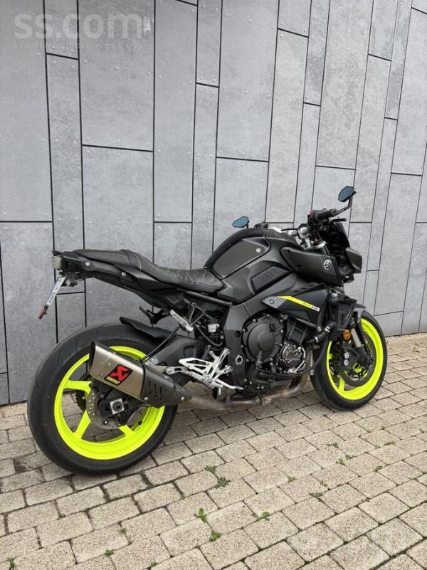 Yamaha MT 10 2018 Rīga, ar dzinēja tilpumu 1.00 L un nobraukumu 0 tūkst. km par 8500 €, foto 4 vietnē AUTOMOTO.COM.LV