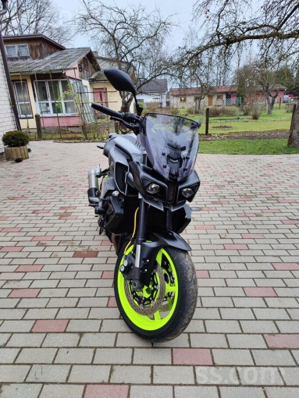 Yamaha MT 10 2018 Rīga, ar dzinēja tilpumu 1.00 L un nobraukumu 0 tūkst. km par 6100 €, foto 1 vietnē AUTOMOTO.COM.LV