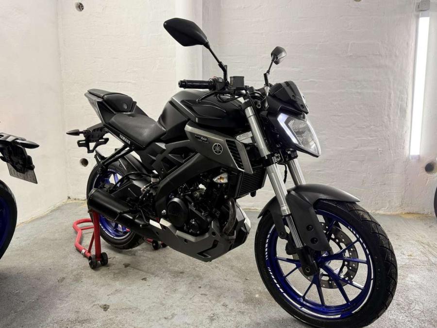 Black Yamaha MT 125 2015 in Vilkaviskis, with an engine capacity of 0.13 L and mileage of 25 thousand km for 2199 €, photo 5 on AUTOMOTO.COM.LV