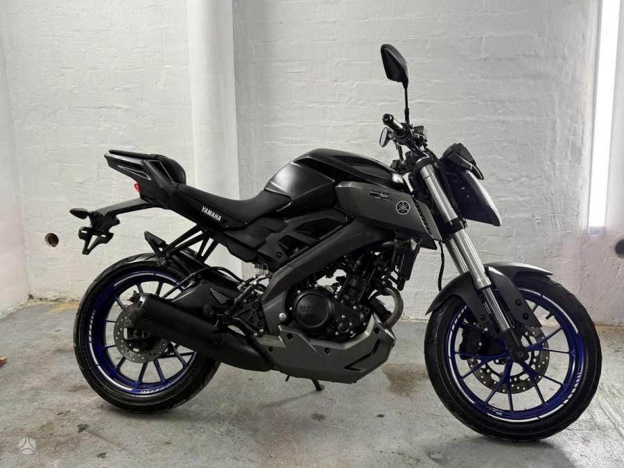 Black Yamaha MT 125 2015 in Vilkaviskis, with an engine capacity of 0.13 L and mileage of 25 thousand km for 2199 €, photo 10 on AUTOMOTO.COM.LV
