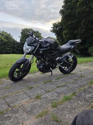 Black Yamaha MT 125 2015 in Kretinga, with an engine capacity of 0.13 L and mileage of 37 thousand km for 2050 €, photo 1 on AUTOMOTO.COM.LV