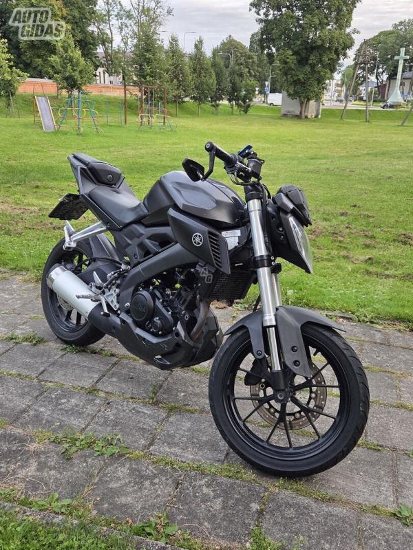 Black Yamaha MT 125 2015 in Kretinga, with an engine capacity of 0.13 L and mileage of 37 thousand km for 2100 €, photo 3 on AUTOMOTO.COM.LV