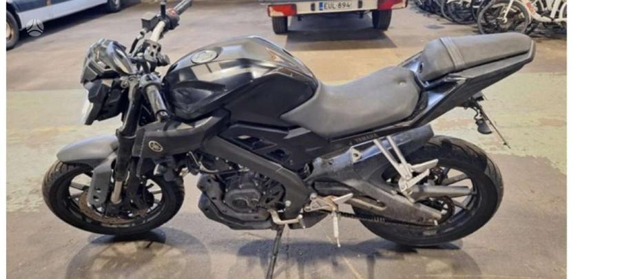 Melns Yamaha MT 125 2016 Panevēža, ar dzinēja tilpumu 0.13 L un nobraukumu 22 tūkst. km par 2450 €, foto 1 vietnē AUTOMOTO.COM.LV