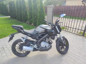Black Yamaha MT 125 2016 in Vilnius, with an engine capacity of 0.00 L and mileage of 24 thousand km for 1800 €, photo  on AUTOMOTO.COM.LV