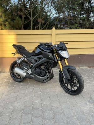 Black Yamaha MT 125 2016 in Kretinga, with an engine capacity of 0.13 L and mileage of 48 thousand km for 1480 €, photo  on AUTOMOTO.COM.LV
