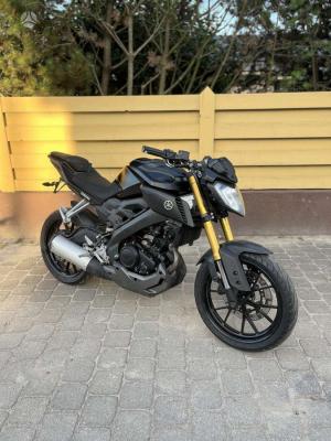 Black Yamaha MT 125 2016 in Kretinga, with an engine capacity of 0.13 L and mileage of 48 thousand km for 1480 €, photo 14 on AUTOMOTO.COM.LV