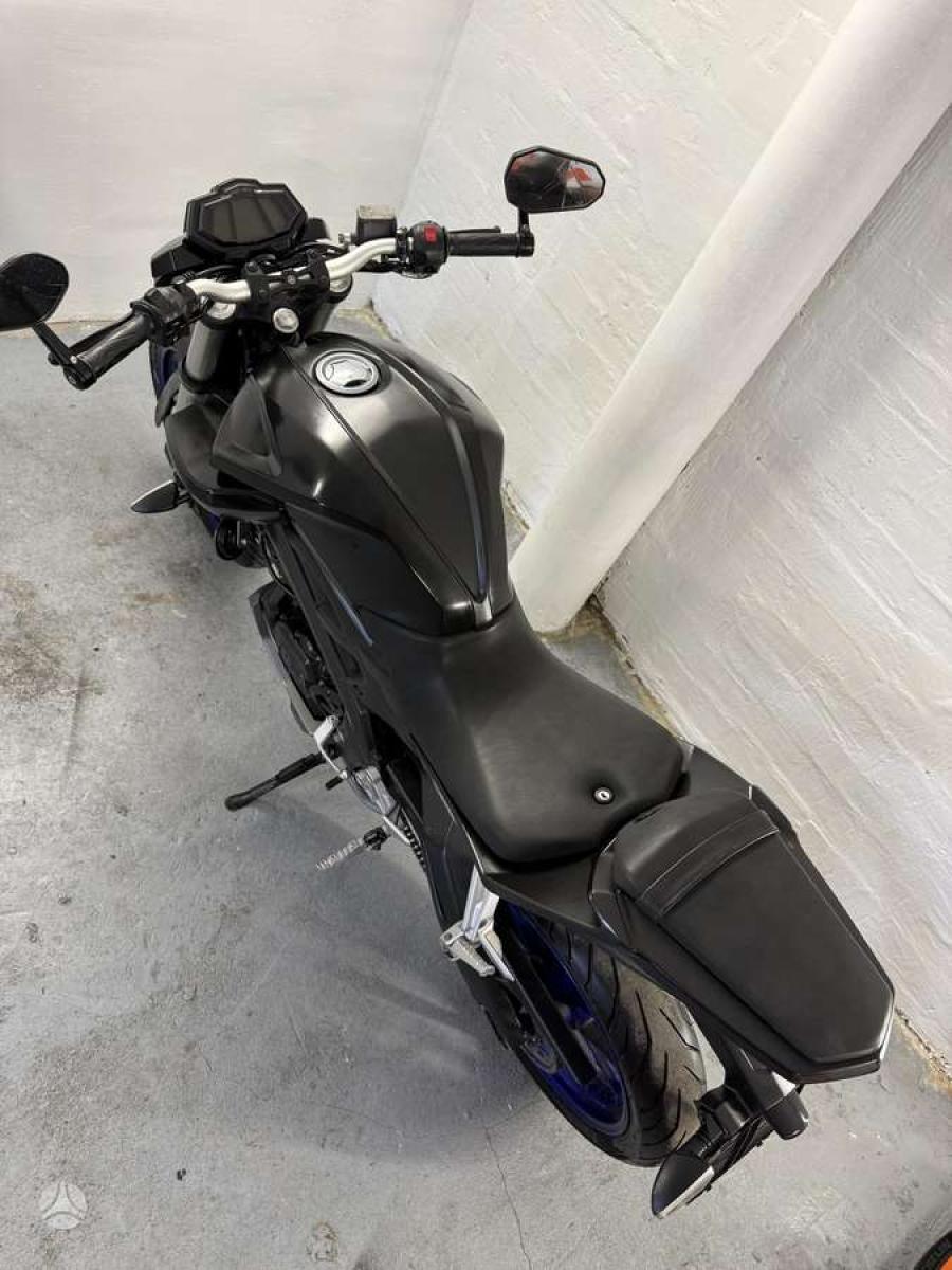 Black Yamaha MT 125 2016 in Marijampole, with an engine capacity of 0.13 L and mileage of 23 thousand km for 2250 €, photo 22 on AUTOMOTO.COM.LV
