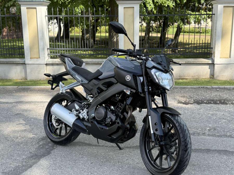 Melns Yamaha MT 125 2017 Vilkaviškis, ar dzinēja tilpumu 0.13 L un nobraukumu 23 tūkst. km par 2450 €, foto 1 vietnē AUTOMOTO.COM.LV