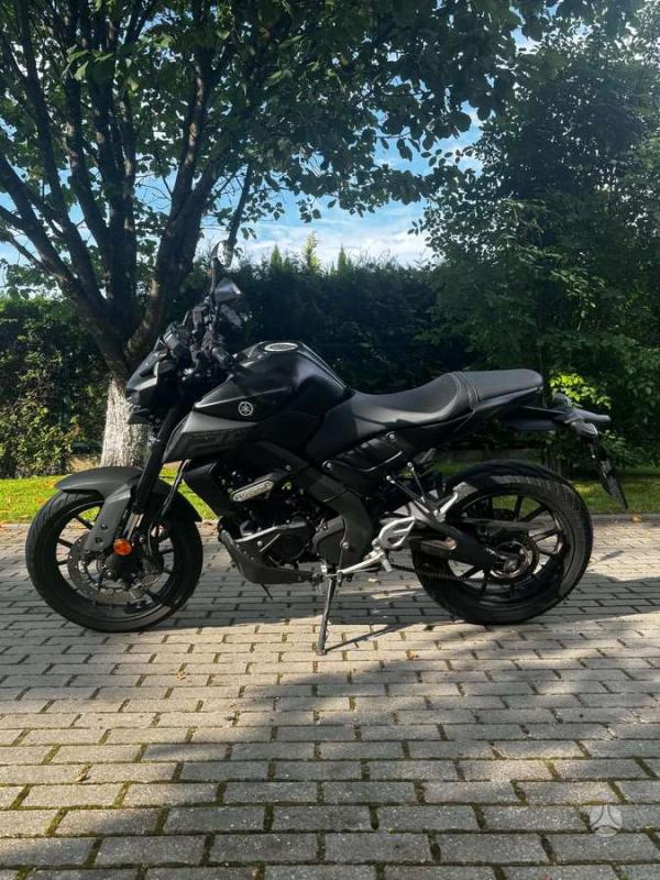 Черный Ямаха MT 125 2020 в Паланга, объемом двигателя 0.13 л и пробегом 26 тыс. км за 3200 €, фото 2 на AUTOMOTO.COM.LV