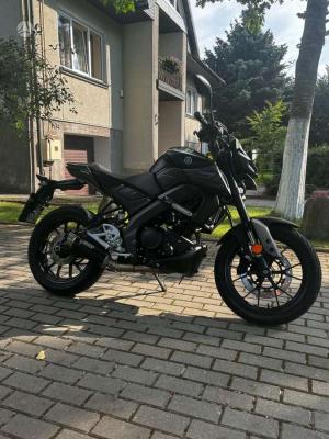 Black Yamaha MT 125 2020 in Palanga, with an engine capacity of 0.13 L and mileage of 26 thousand km for 3200 €, photo 5 on AUTOMOTO.COM.LV
