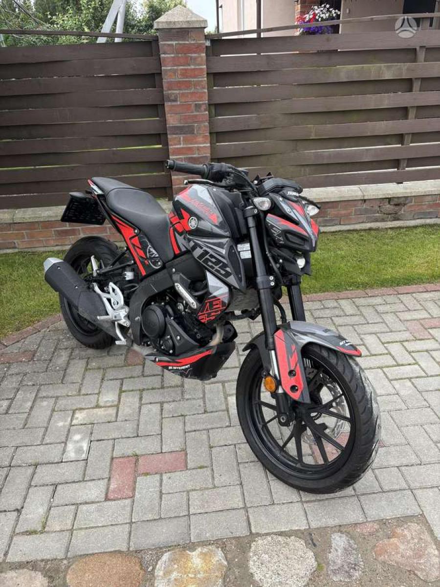 Melns Yamaha MT 125 2020 Kretinga, ar dzinēja tilpumu 0.13 L un nobraukumu 17 tūkst. km par 3300 €, foto 3 vietnē AUTOMOTO.COM.LV