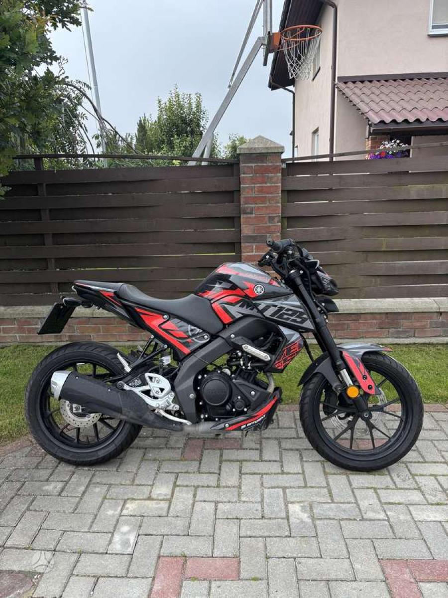 Melns Yamaha MT 125 2020 Kretinga, ar dzinēja tilpumu 0.13 L un nobraukumu 17 tūkst. km par 3300 €, foto 7 vietnē AUTOMOTO.COM.LV