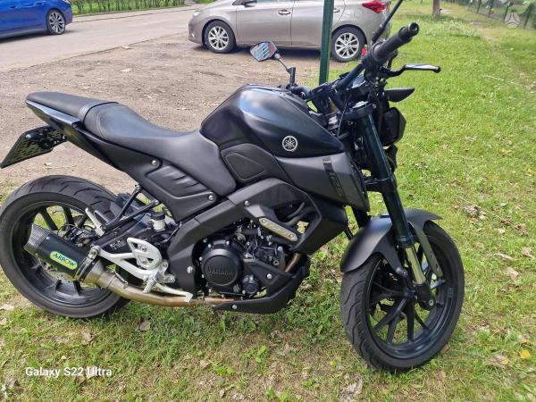 Black Yamaha MT 125 2021 in Panevezys, with an engine capacity of 0.13 L and mileage of 16 thousand km for 3400 €, photo 1 on AUTOMOTO.COM.LV