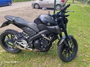 Black Yamaha MT 125 2021 in Panevezys, with an engine capacity of 0.13 L and mileage of 16 thousand km for 3400 €, photo  on AUTOMOTO.COM.LV