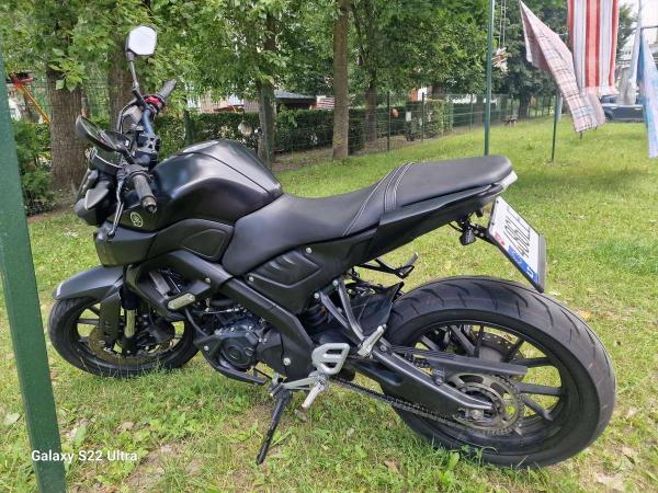 Black Yamaha MT 125 2021 in Panevezys, with an engine capacity of 0.13 L and mileage of 16 thousand km for 3400 €, photo 5 on AUTOMOTO.COM.LV