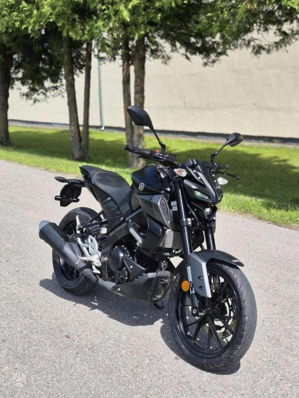 Melns Yamaha MT 125 2021 Prienai, ar dzinēja tilpumu 0.13 L un nobraukumu 20 tūkst. km par 3490 €, foto 2 vietnē AUTOMOTO.COM.LV