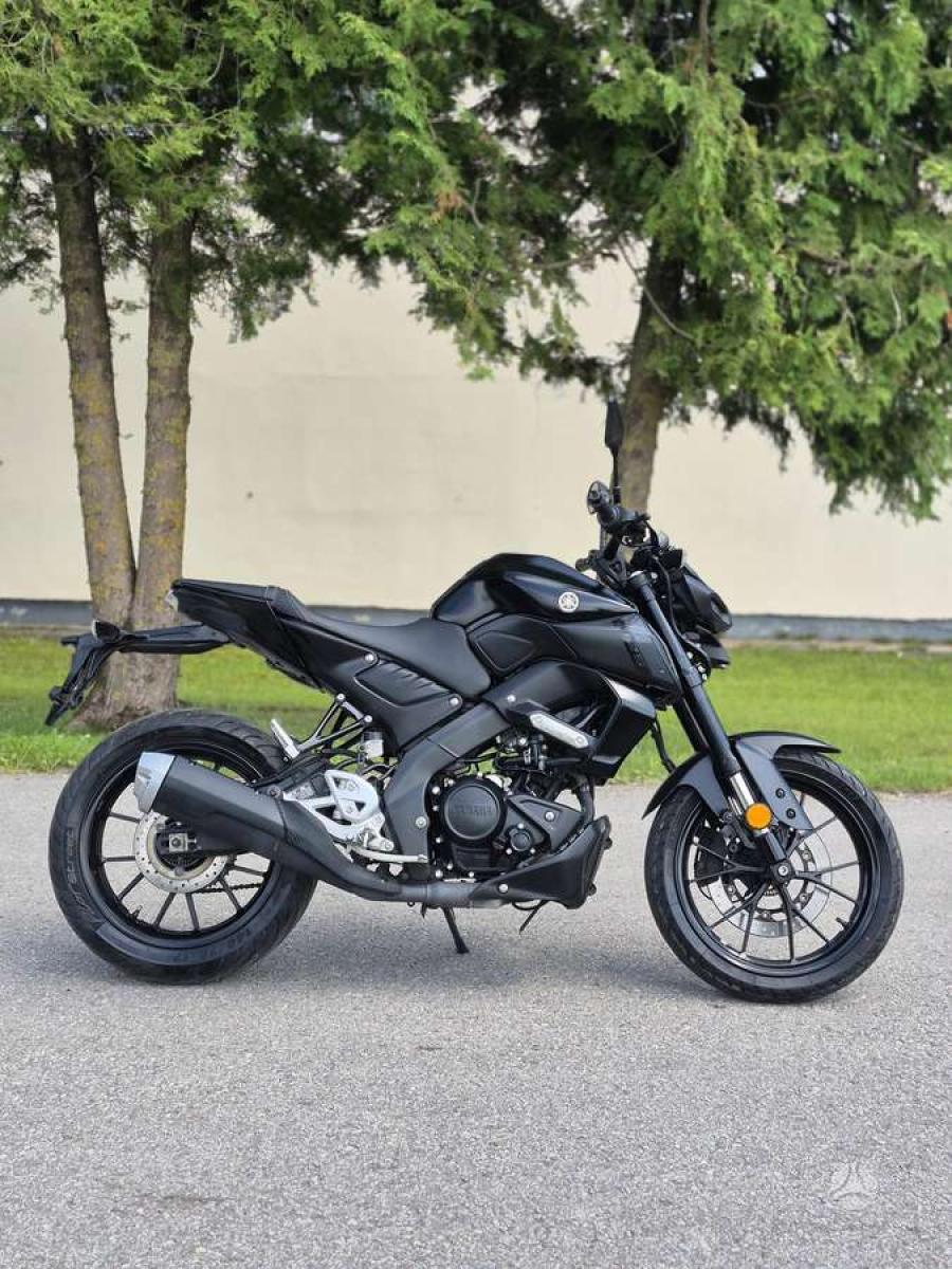Черный Ямаха MT 125 2021 в Пренай, объемом двигателя 0.13 л и пробегом 20 тыс. км за 3490 €, фото 6 на AUTOMOTO.COM.LV