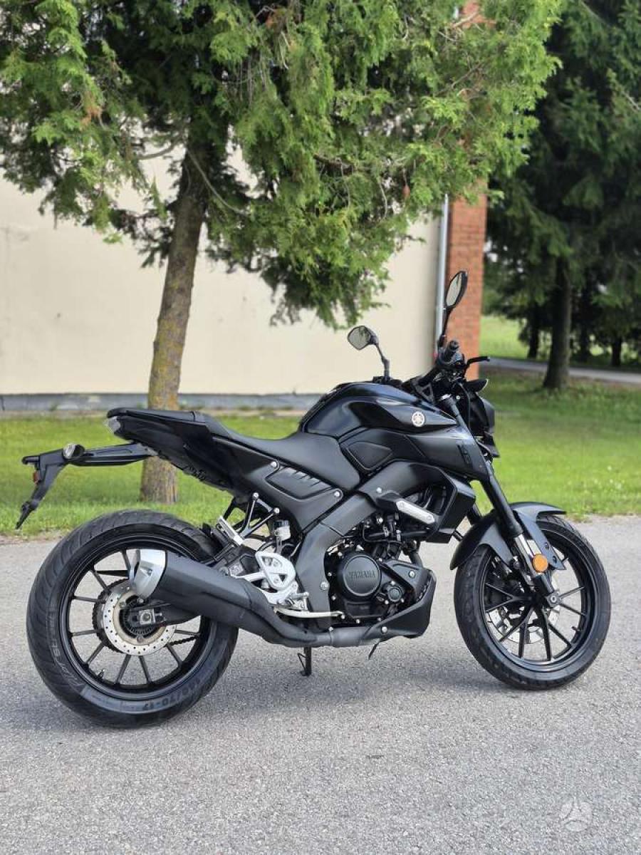 Черный Ямаха MT 125 2021 в Пренай, объемом двигателя 0.13 л и пробегом 20 тыс. км за 3490 €, фото 7 на AUTOMOTO.COM.LV