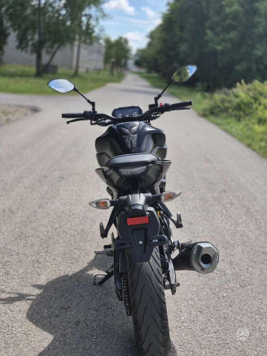 Черный Ямаха MT 125 2021 в Пренай, объемом двигателя 0.13 л и пробегом 20 тыс. км за 3490 €, фото 9 на AUTOMOTO.COM.LV