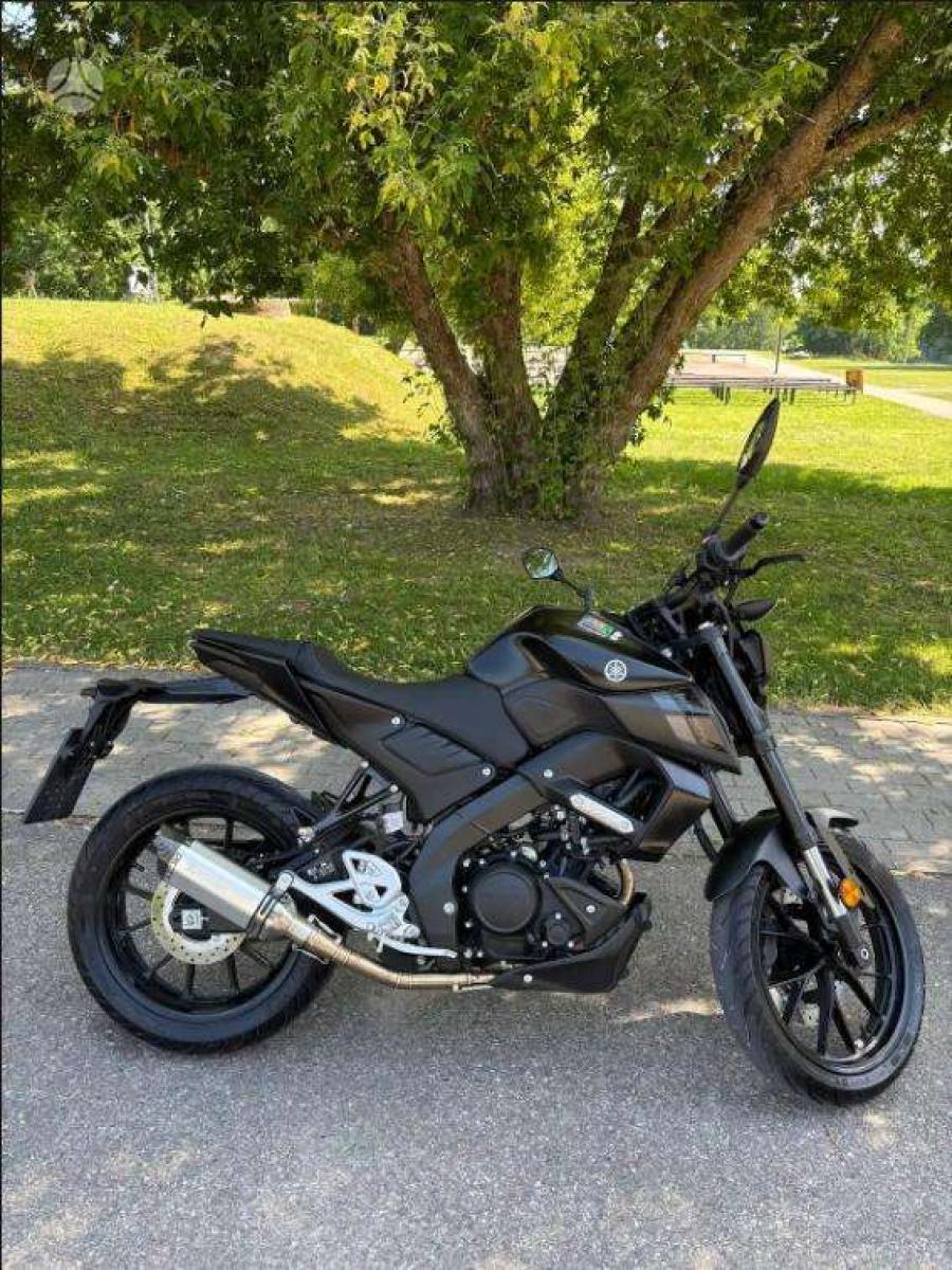 Melns Yamaha MT 125 2024 Raseiniai, ar dzinēja tilpumu 0.13 L un nobraukumu 4 tūkst. km par 4700 €, foto 1 vietnē AUTOMOTO.COM.LV