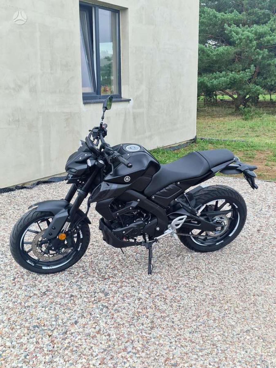 Black Yamaha MT 125 2024 in Silute, with an engine capacity of 0.13 L and mileage of 5 thousand km for 3400 €, photo 6 on AUTOMOTO.COM.LV