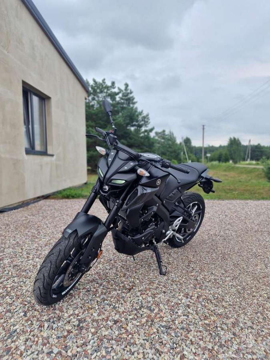 Black Yamaha MT 125 2024 in Silute, with an engine capacity of 0.13 L and mileage of 5 thousand km for 3400 €, photo 13 on AUTOMOTO.COM.LV